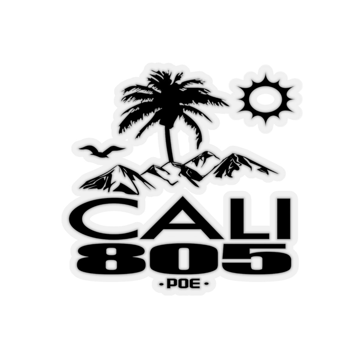 Cali 805 - Kiss-Cut Stickers – Poe Brand